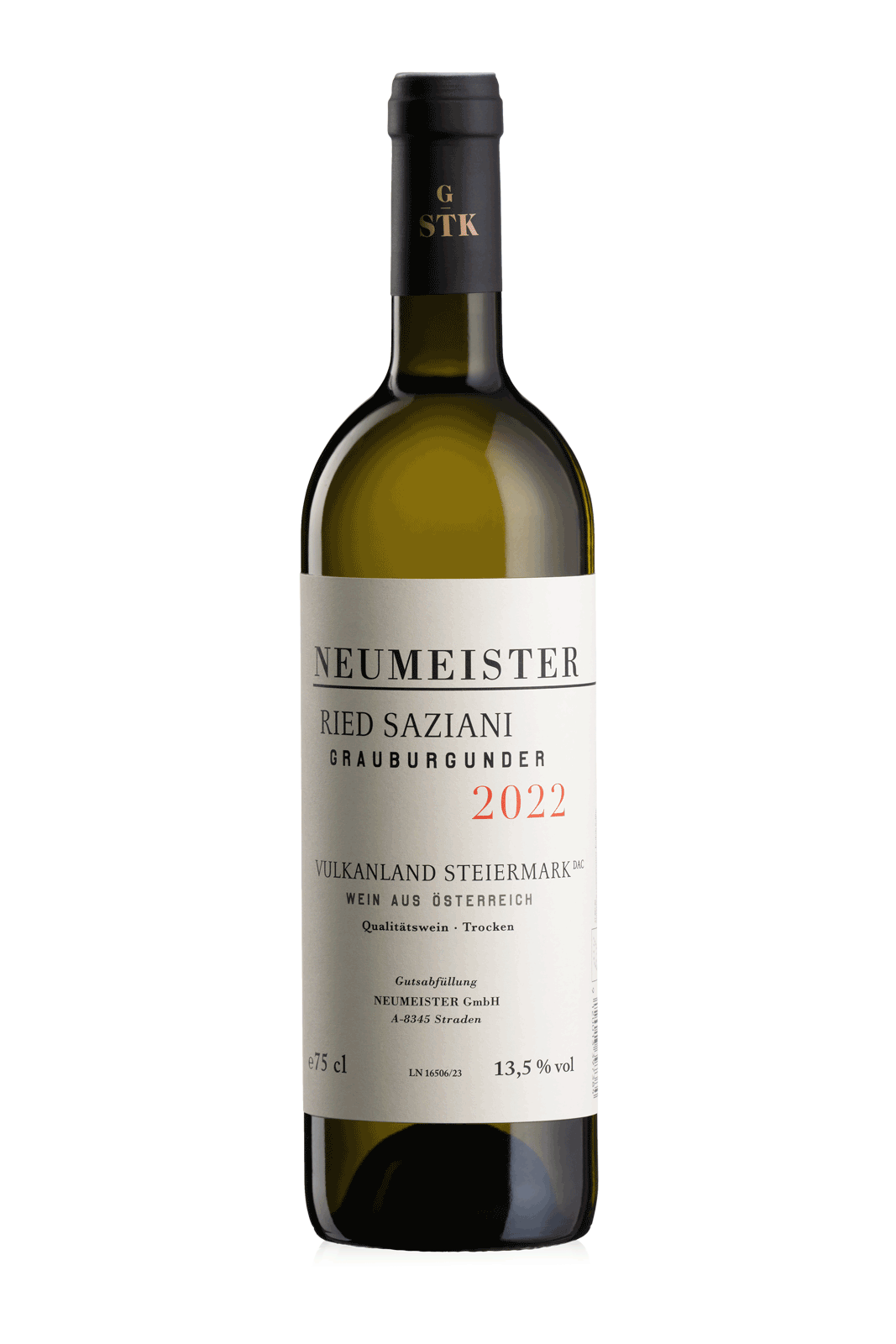 Ried SAZIANI Grauburgunder GSTK BIO Doppelmagnum | Weingut Neumeister